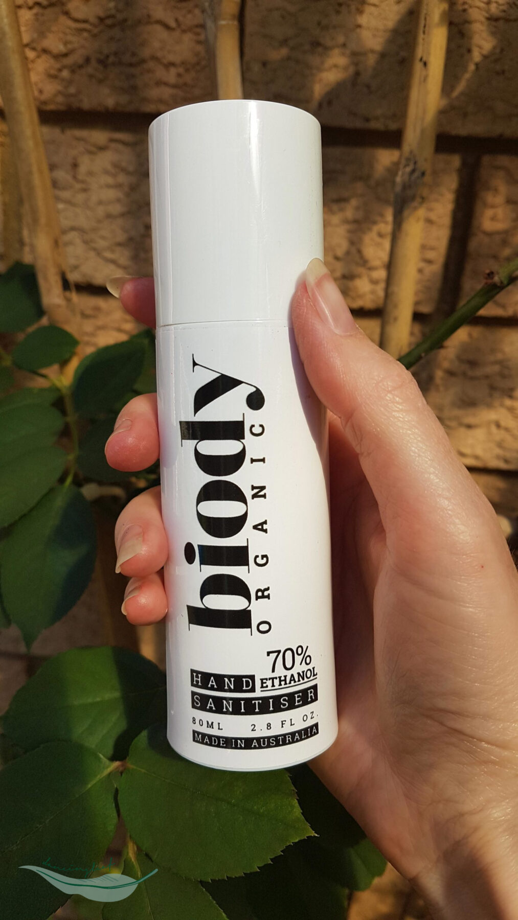 Biody Organic Hand Sanitiser Pump Bottle 80ml – Dancing Leaf